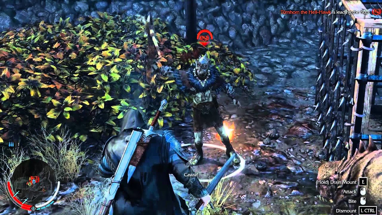 Shadow of Mordor - Tumhorn the Hell Hawk - YouTube