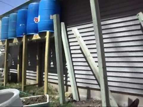 How To Build A Raised Water Collection System - YouTube