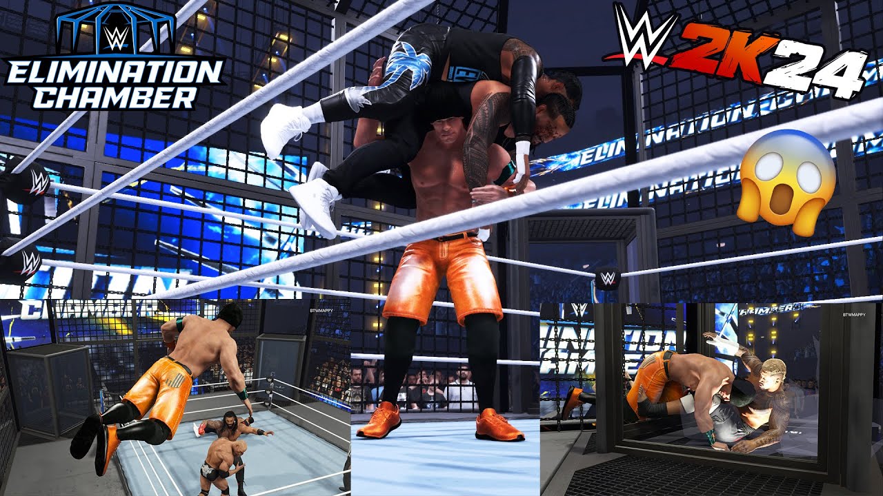 WWE 2K24 - Ultimate Elimination Chamber Match | WWE 2K24 Gameplay - YouTube