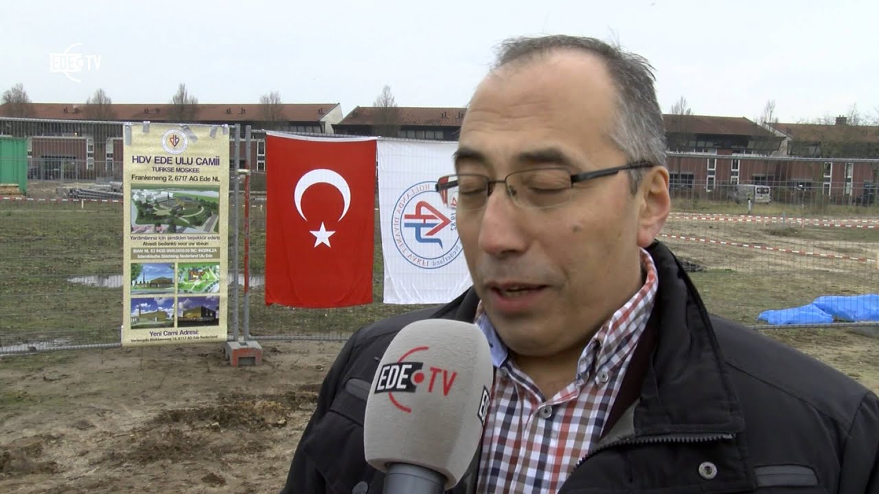 Start bouw Moskee (EDE TV Nieuws 25-01-2016) - YouTube