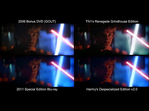 ORIGINAL Luke vs Darth Vader | The Empire Strikes Back (1980) [DeEd, Blu-ray, GOUT, Renegade]