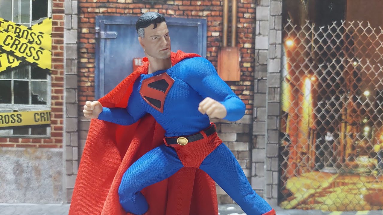 unboxing video review en español de figura BMS escala 1/12 superman ...