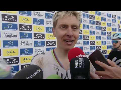 Tadej Pogačar - Interview at the finish - Paris-Roubaix 2026