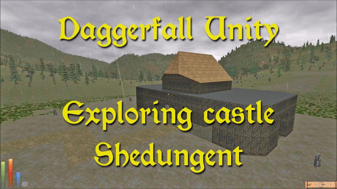 Daggerfall Unity — 12a — Exploring Castle Shedungent - YouTube