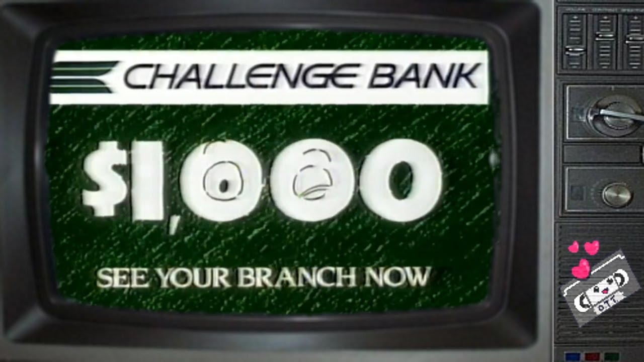 Challenge Bank Fixed Term Deposit Commercial 1989 - YouTube