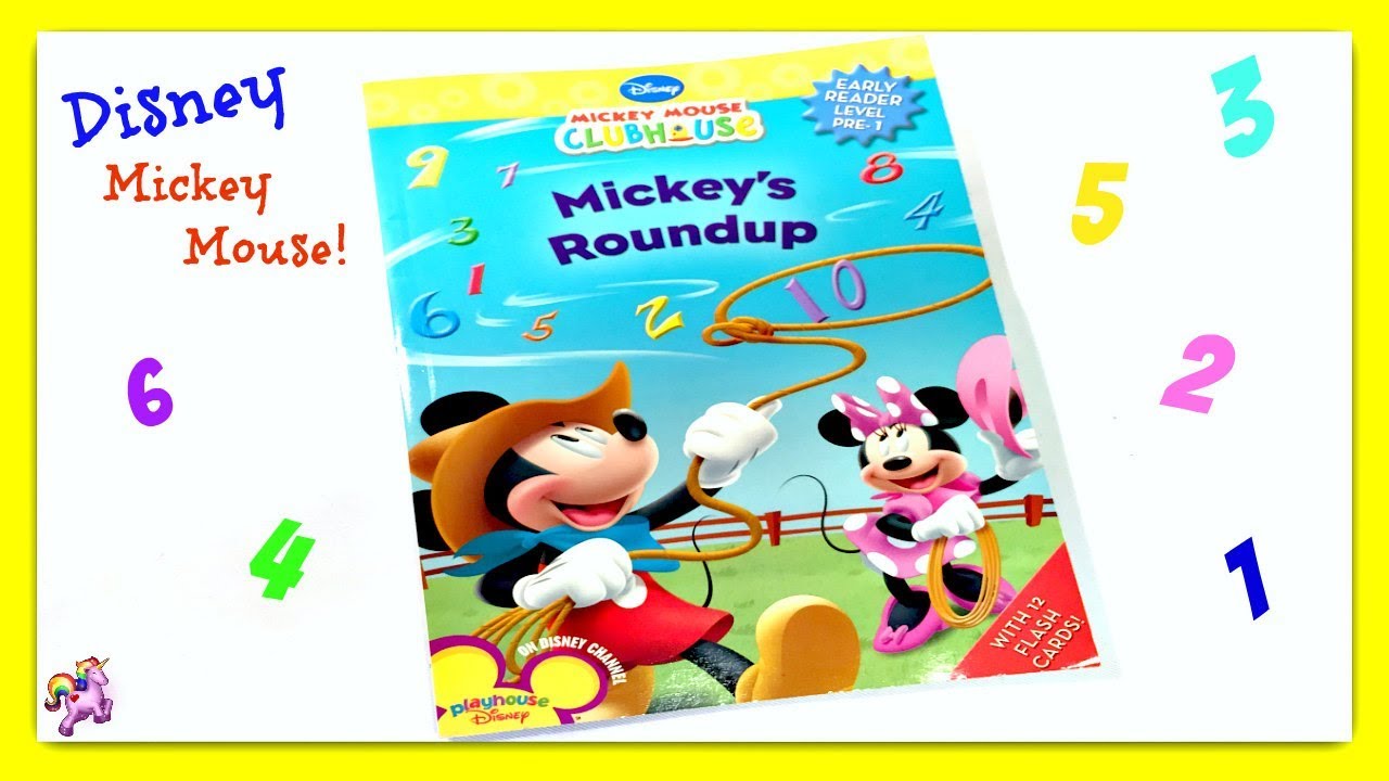 DISNEY MICKEY MOUSE CLUBHOUSE "MICKEY'S ROUNDUP" - Read Aloud Storybook ...