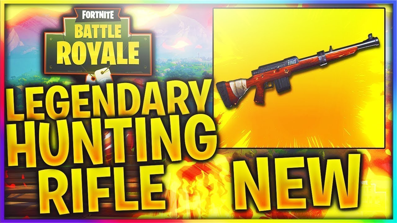 Legendary Hunting Rifle is OP (Fortnite Battle Royale) - YouTube