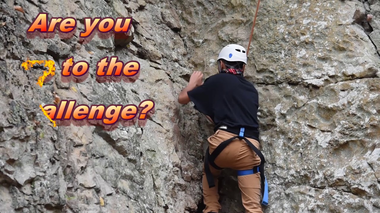 Rock Climbing at Camp Rock Enon - YouTube