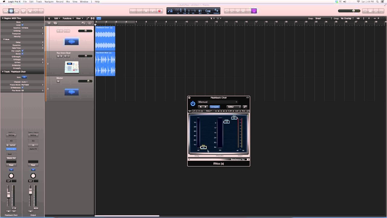 226 Waves RVox In Logic Pro - YouTube