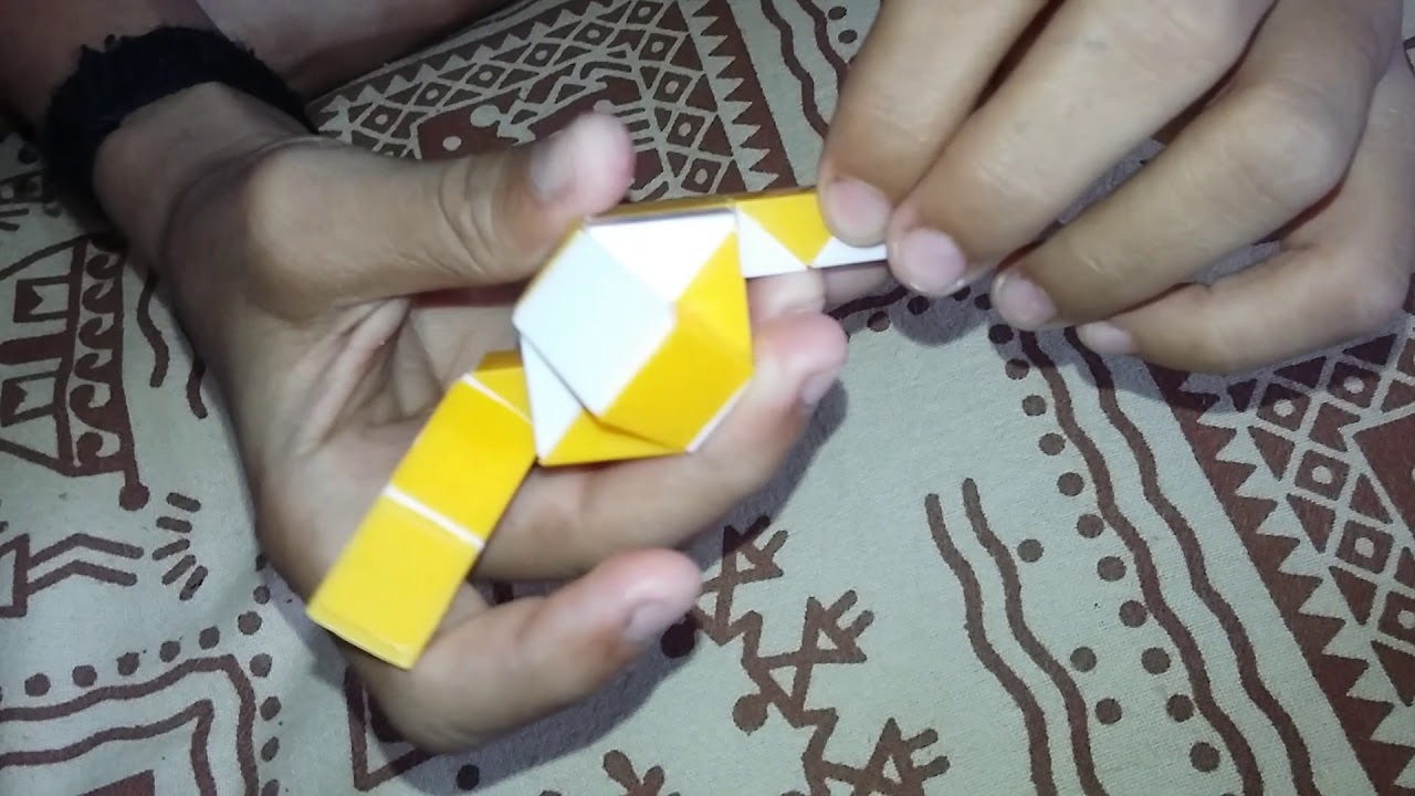 How to make a rocket with snake cube !! - YouTube