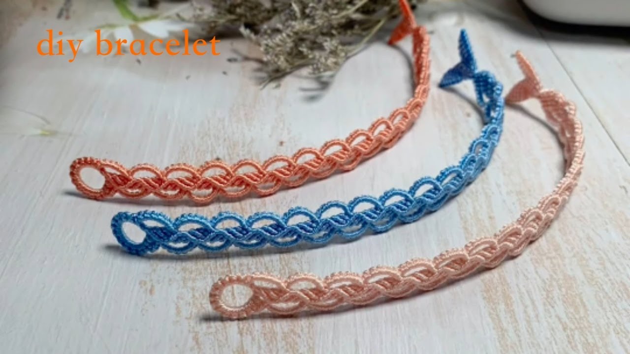 how to make beautiful bracelet with thread｜handmade bracelets for girls ...
