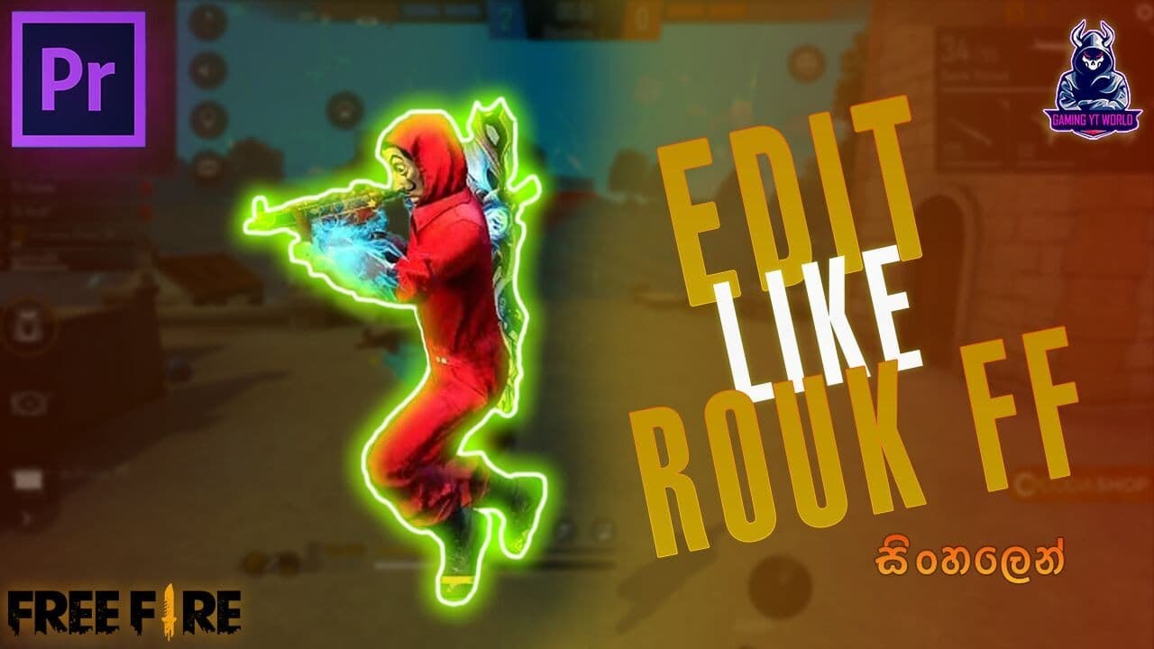 How To Edit Like RUOK FF In Pc | Adobe Premiere | Character Glow ...