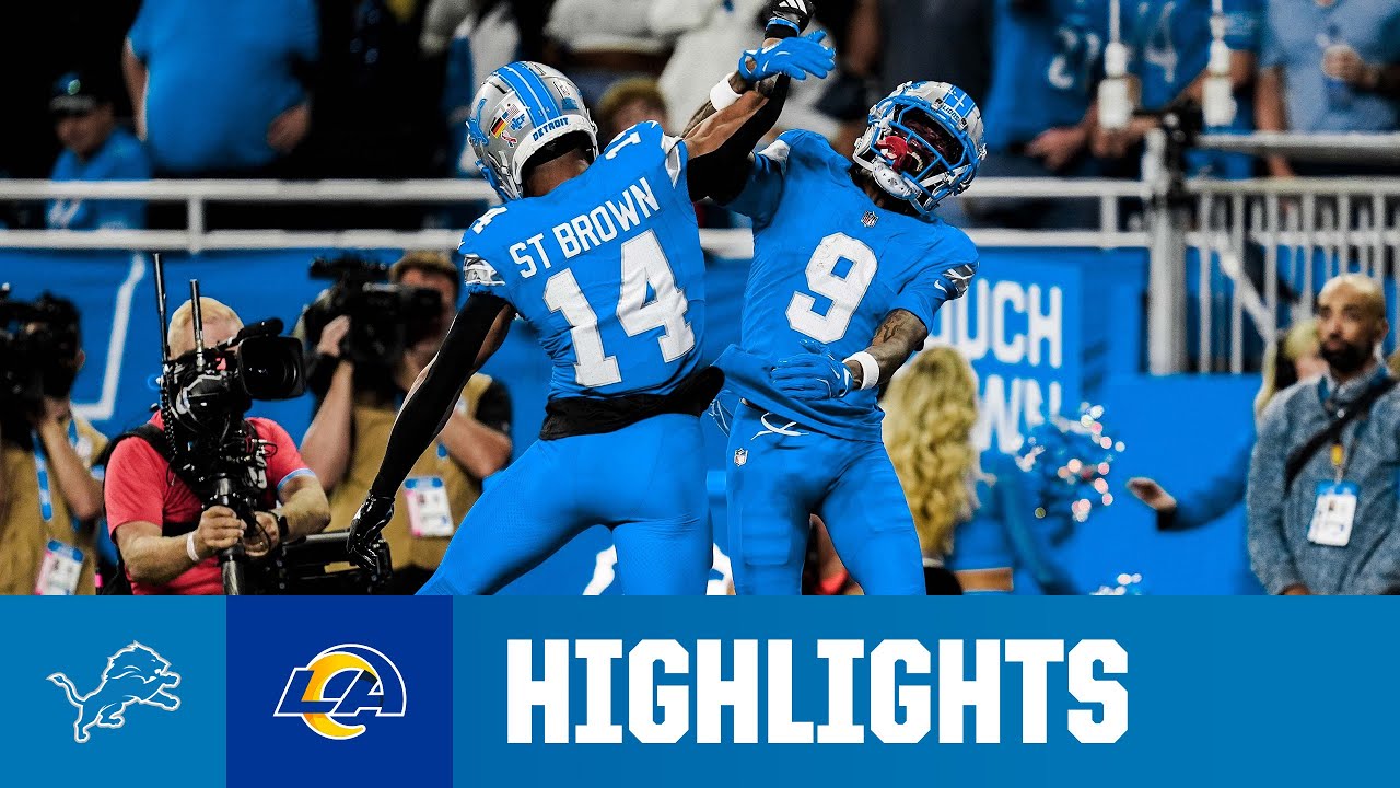 Lions win GRITTY OT THRILLER vs. Rams | 2024 NFL Season Week 1 - YouTube