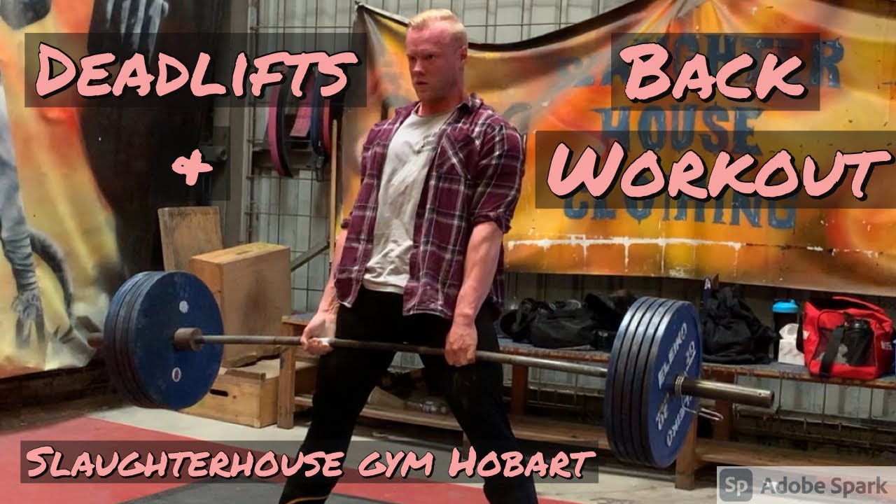 Deadlifts ️ Back workout ️ Slaughterhouse gym Hobart - YouTube