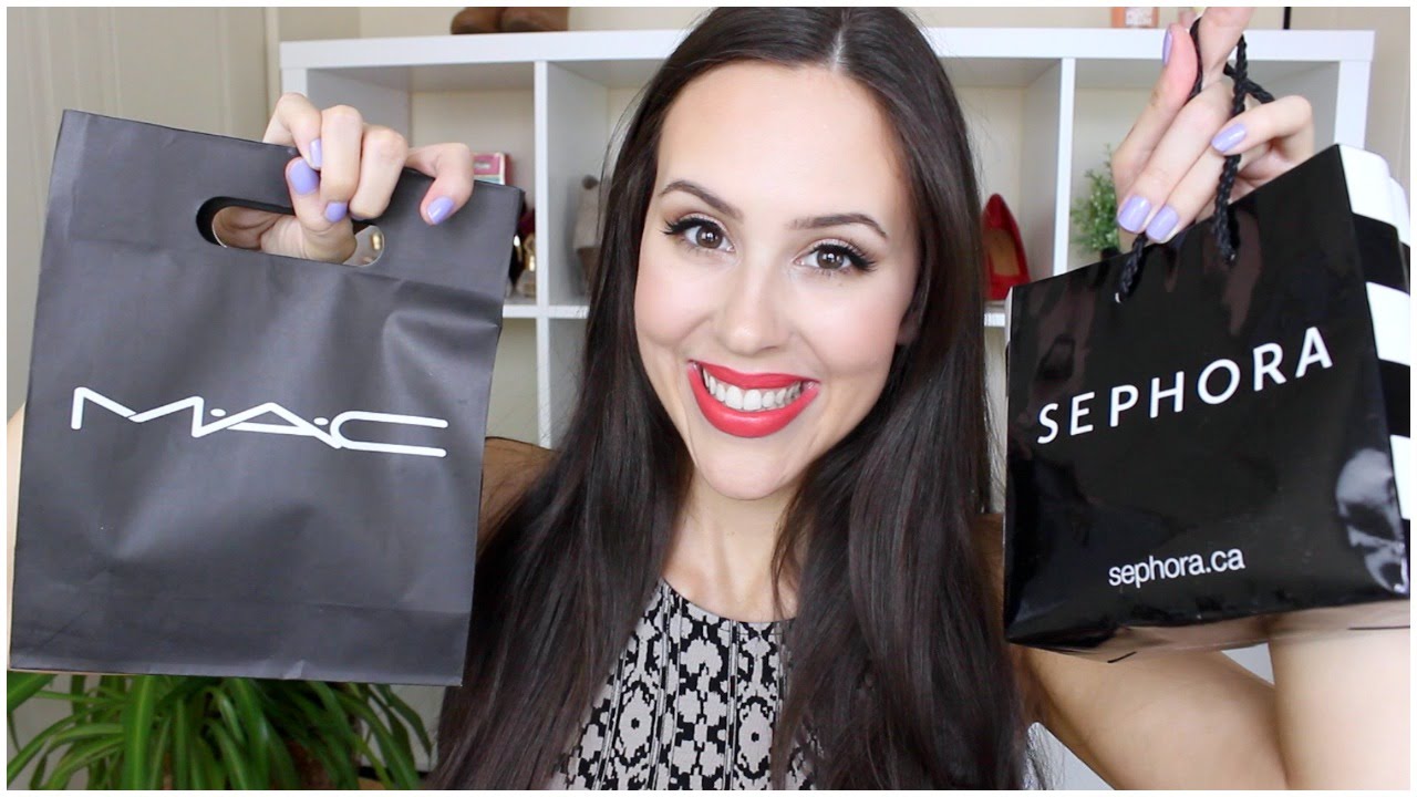 Collective Makeup Haul 2015 - Mac + Sephora - YouTube