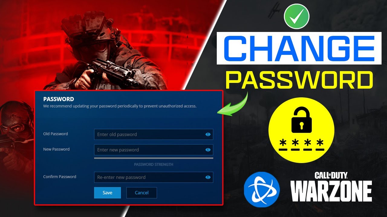 How to Change Warzone 3.0 Password on PC | Reset Call of Duty Password ...