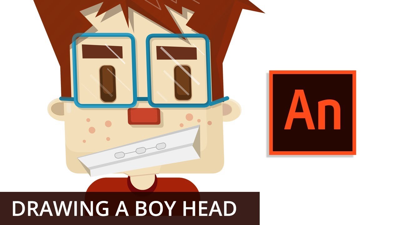 Drawing a Boy in Animate CC with Basic Shapes (Mostly) - YouTube