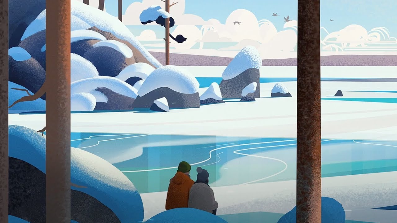 Chil Winter Hangout ⛄ Lofi Melodies for Frosty Daybreak ~ Chill Lofi Mix - YouTube