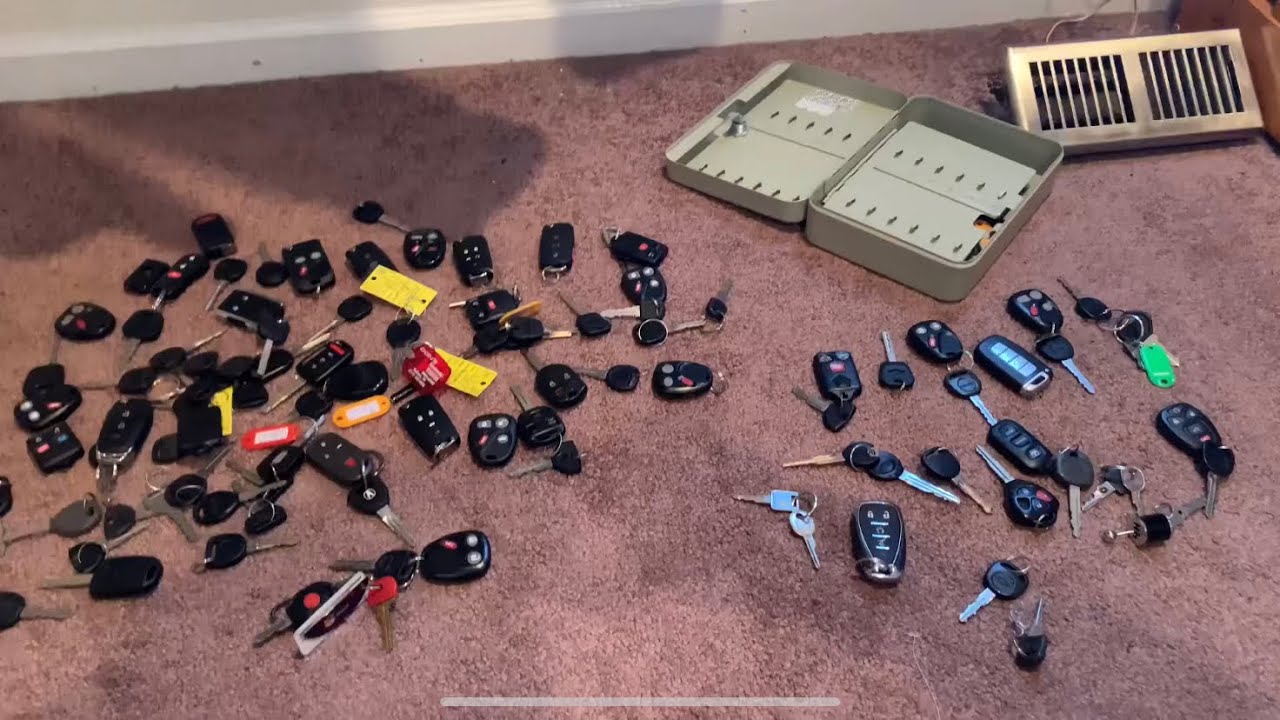 My car key and key fobs collection part 8 - YouTube