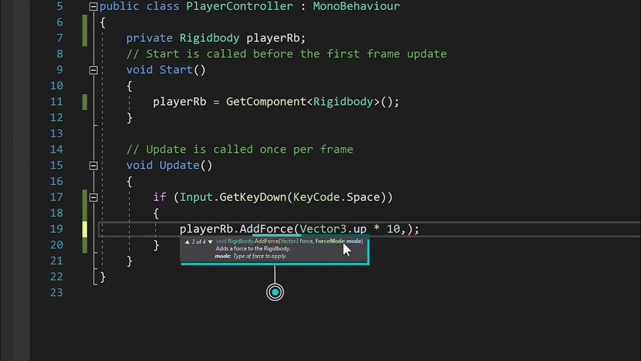Lesson 3 1 Jump Force Unity Learn 5 - YouTube
