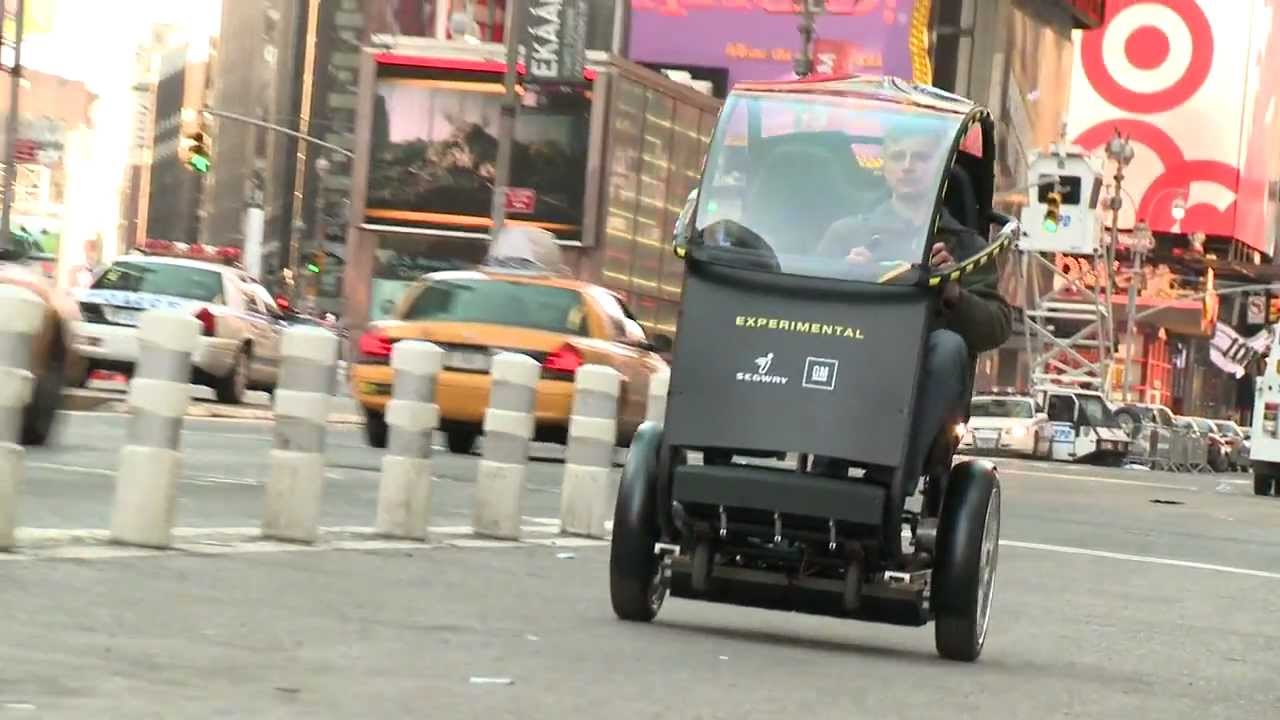 Segway P.U.M.A. Prototype on New York's Streets P.U.M.A. B-roll (HDV ...