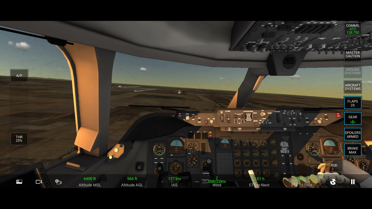 (RFS) 747-200B Crosswind/Turbulent Landing at "KDEN" Airport - YouTube