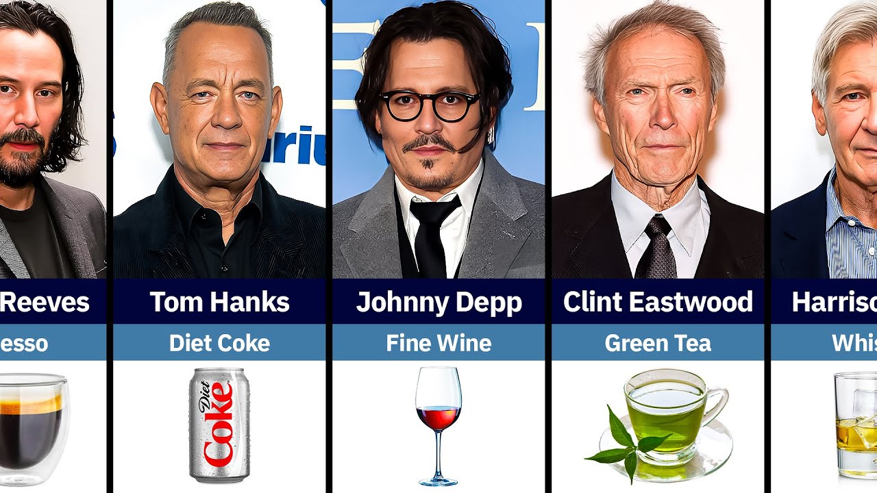 Favorite Drink of Hollywood Actors - YouTube