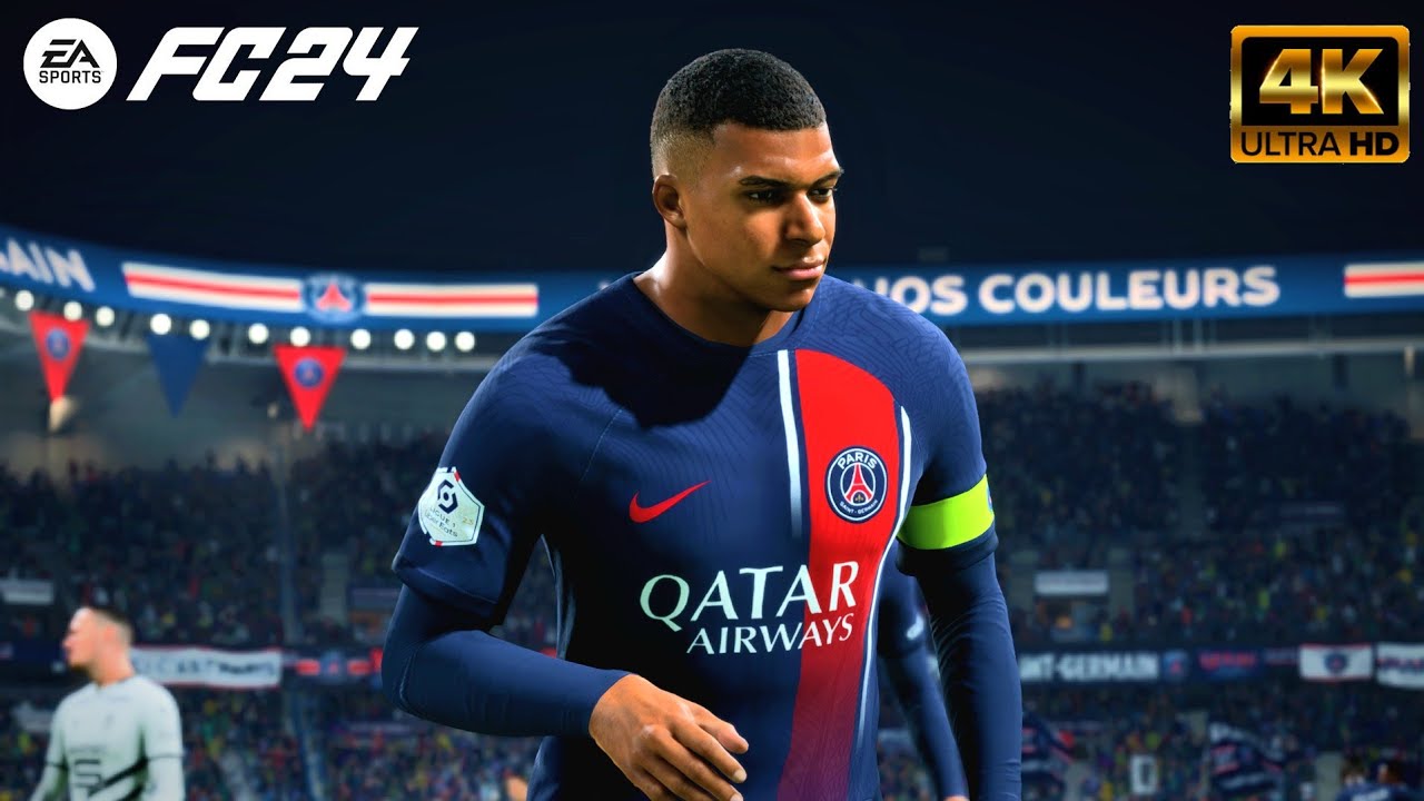 FC 24 - PSG x Stade Rennais | Semifinal Taça da França 23/24 | Gameplay ...