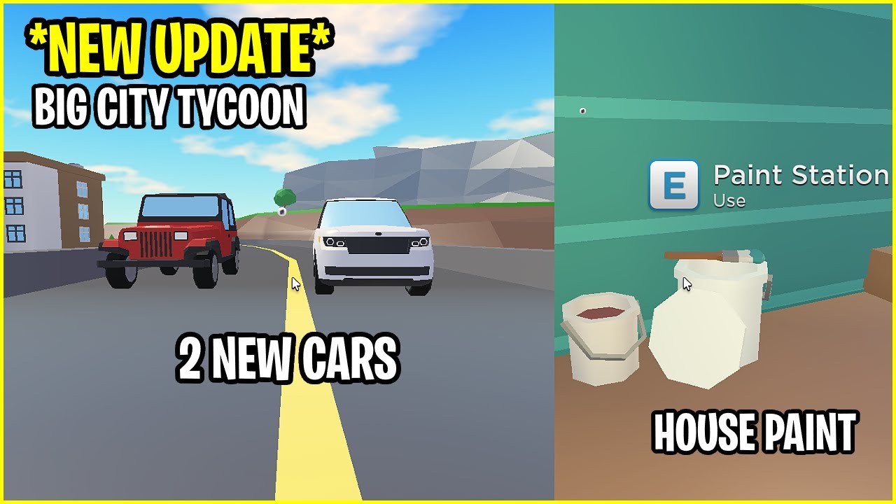 *NEW UPDATE* 2 NEW VEHICLES Roblox Big City Tycoon - YouTube