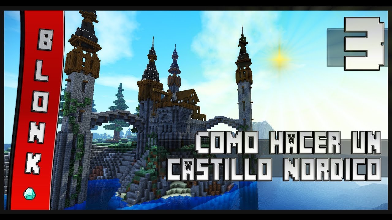 Como Hacer Un Bonito Castillo Medieval En Minecraft - #3 - YouTube