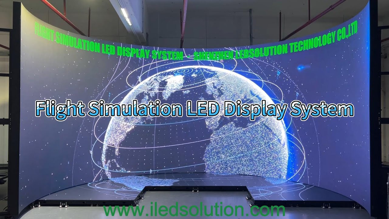Flight Simulation LED Display System - YouTube