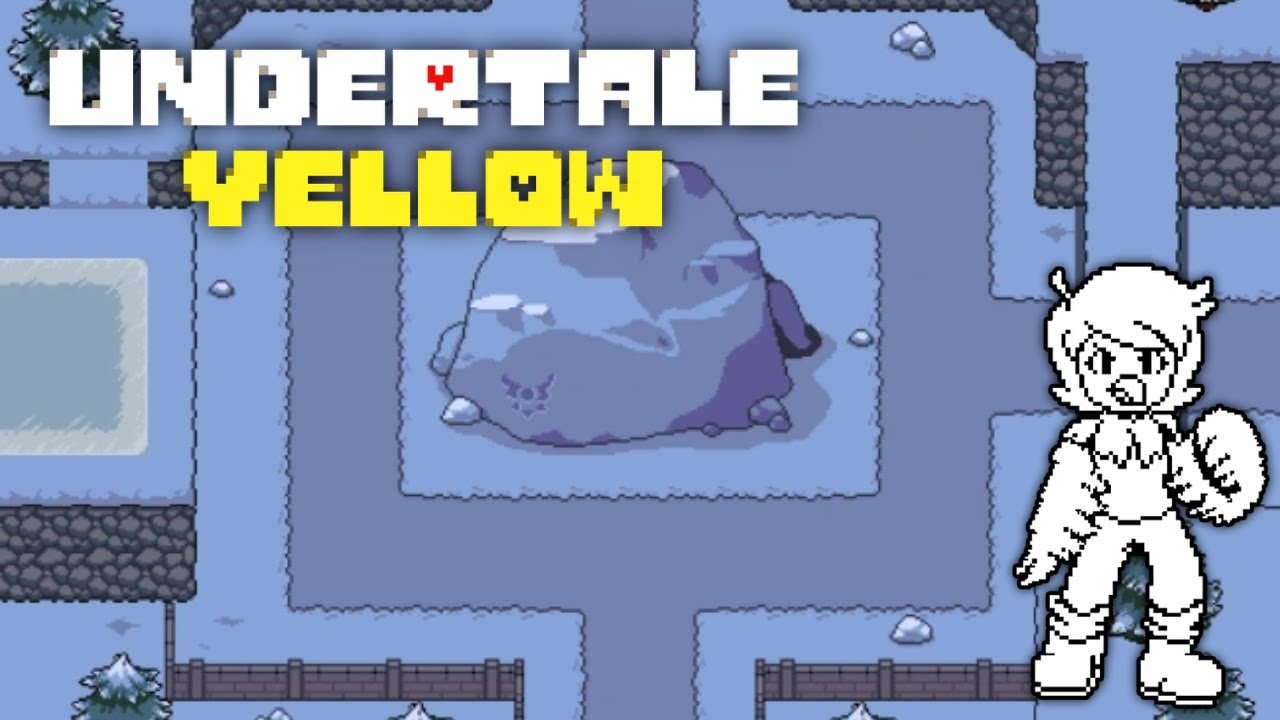 IT'S SO COLD HERE DAYUM!!! [Undertale Yellow Part 2: Snowdin] - YouTube