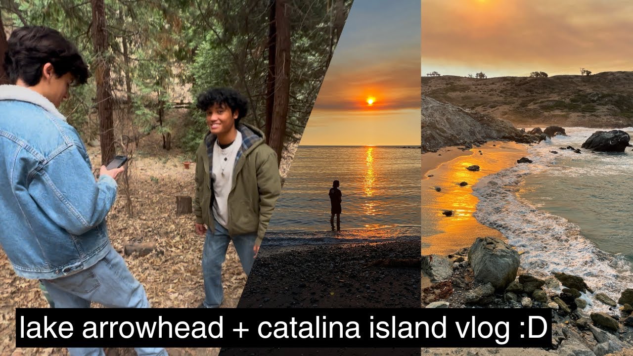 lake arrowhead + catalina island | DOUBLE VLOG!! - YouTube