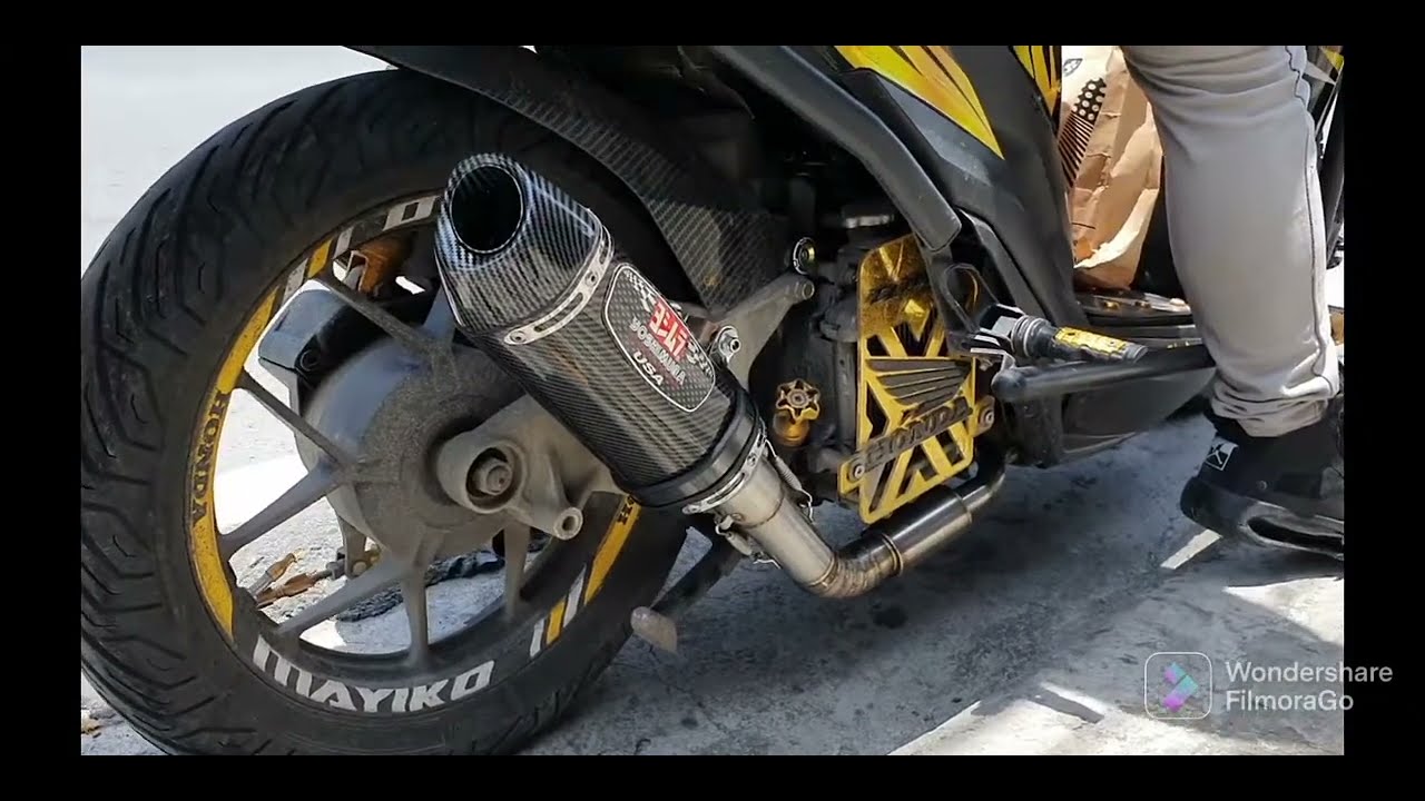 Scooters full system exhaust with sound check - YouTube