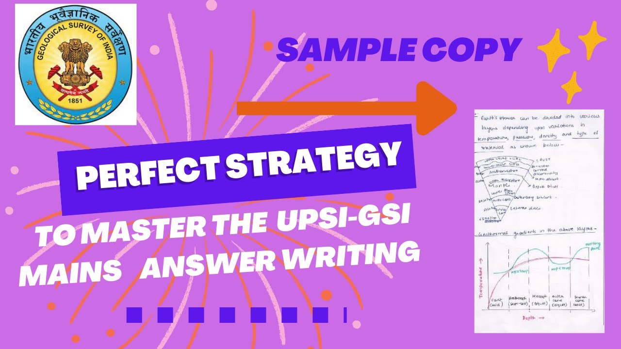 Perfect Answer Writing techniques for UPSC-GSI Mains | Answer Writing ...