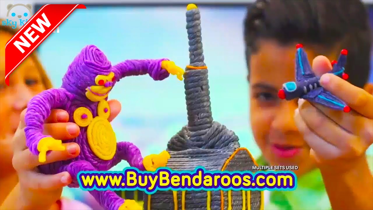 Best Toys 🐍 Bendaroos 3D Models And Shapes Magical Wax 😍 Best Toys Commercials - YouTube