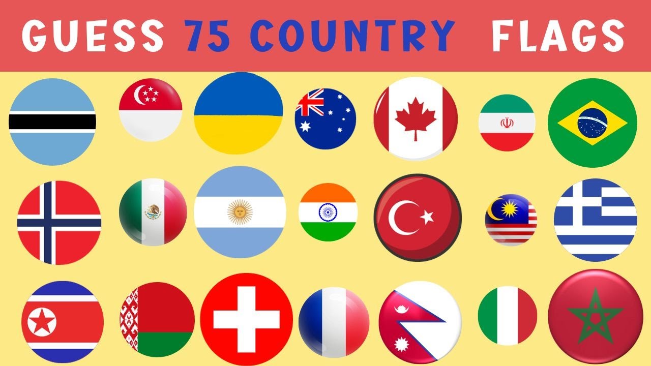 Guess Country Flags In The World | ULTIMATE FLAG QUIZ - YouTube
