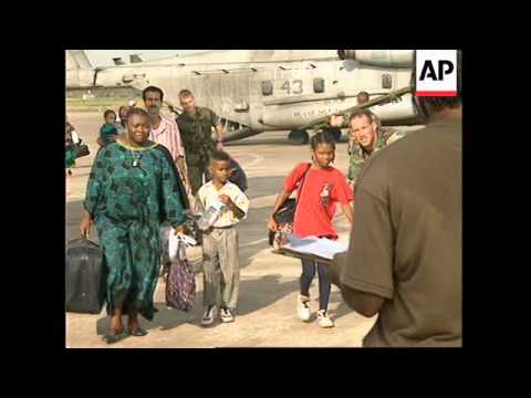 SIERRA LEONE: THOUSANDS FLEE LIBERIA AS FRESH FIGHTING BREAKS OUT - YouTube