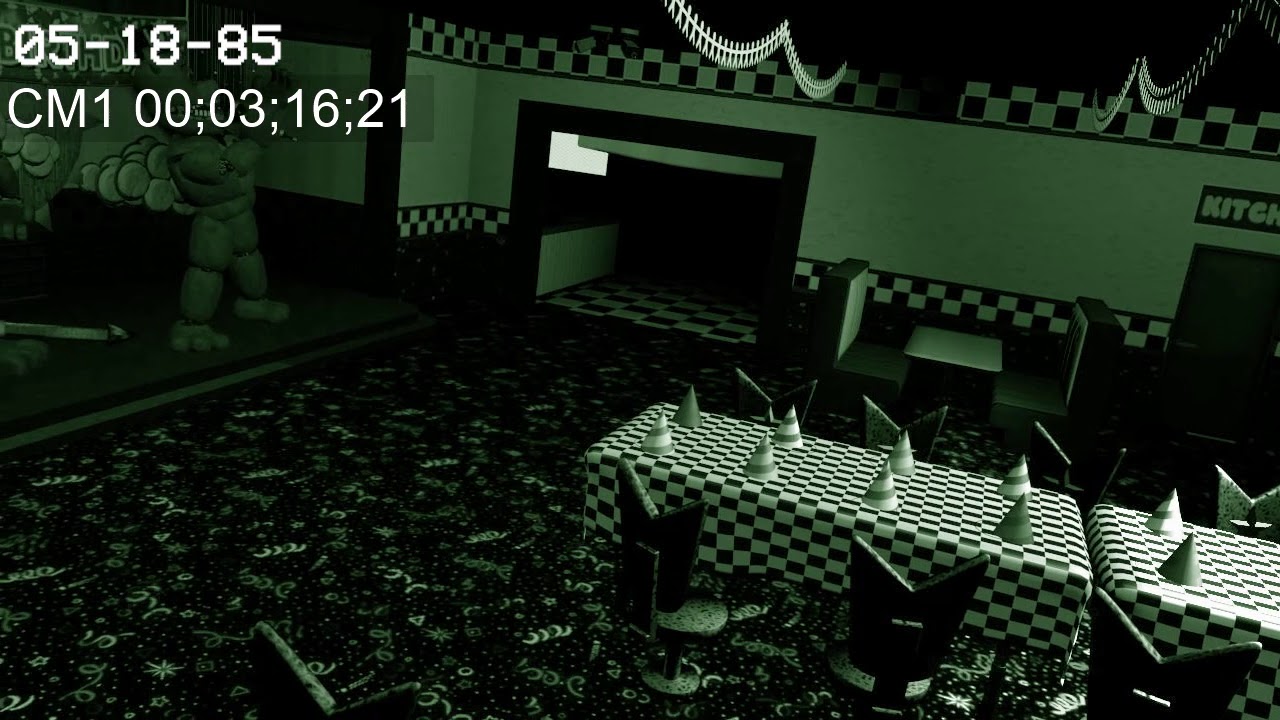 (FNAF/SFM) Freddy Fazbear's Pizza/Show Stage Camera/05-18-85 - YouTube