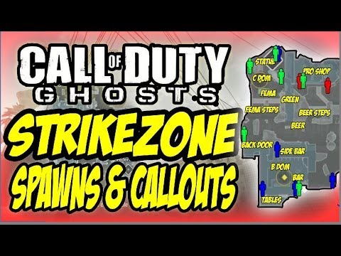 COD GHOSTS SPAWNS - STRIKEZONE SPAWNS CALLOUTS & KEM STRIKE - YouTube