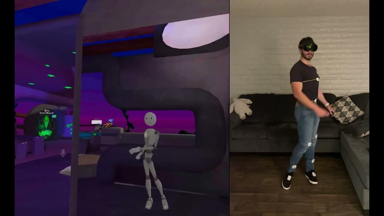 SlimeVR in VRChat as OSC Trackers - YouTube