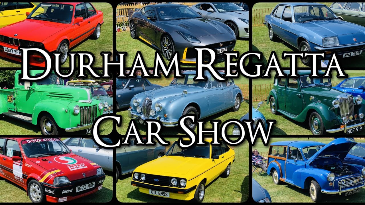 Durham Regatta NECPWA Car Show | Classic Car Shows UK - YouTube