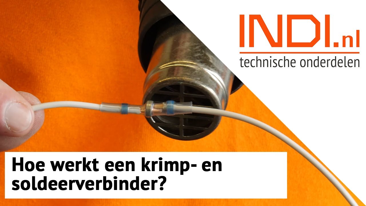 Hoe werkt een krimp- en soldeerverbinder? - YouTube