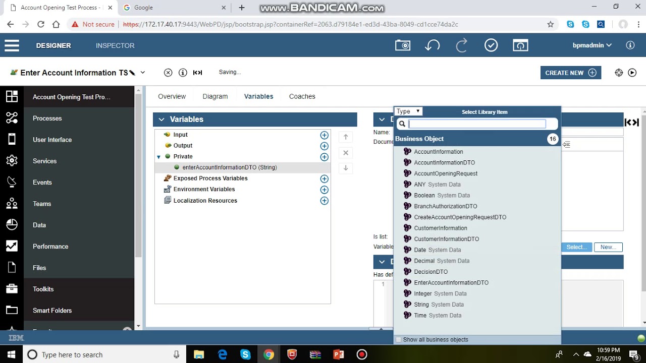 IBM BPM Create Client Side Human Services and Coaches Part 1 - YouTube
