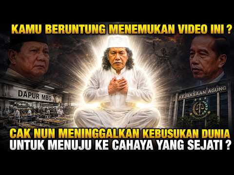 KAMU BERUNTUNG JIKA MENEMUKAN VIDEO CAK NUN INI ( ILMU YANG TIDAK ADA DI SEKOLAHAN MANAPUN )