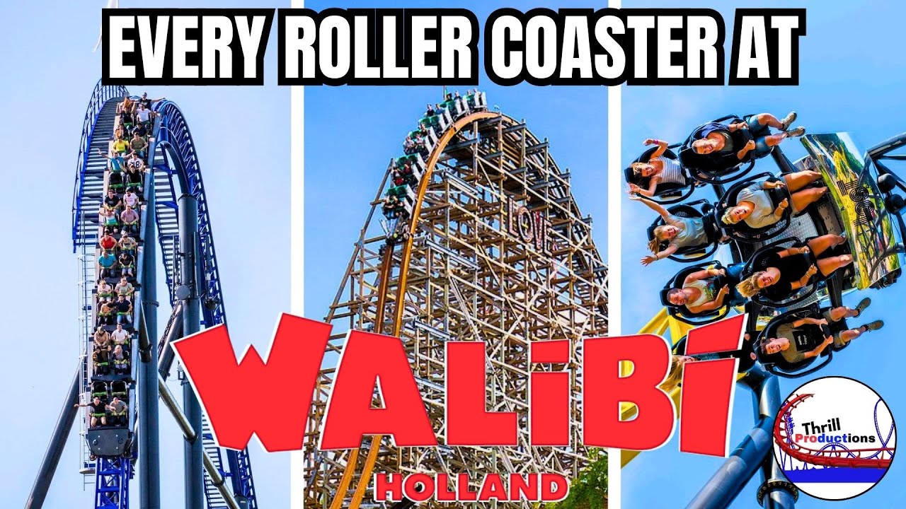 Every Roller Coaster at Walibi Holland! (2024 Edition) - YouTube