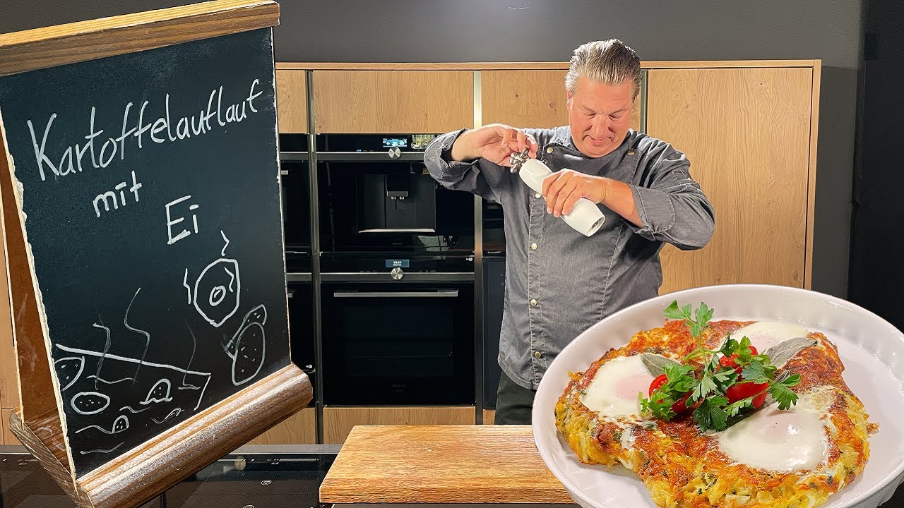 Kartoffelauflauf mit Ei | Das schnelle Gericht - YouTube