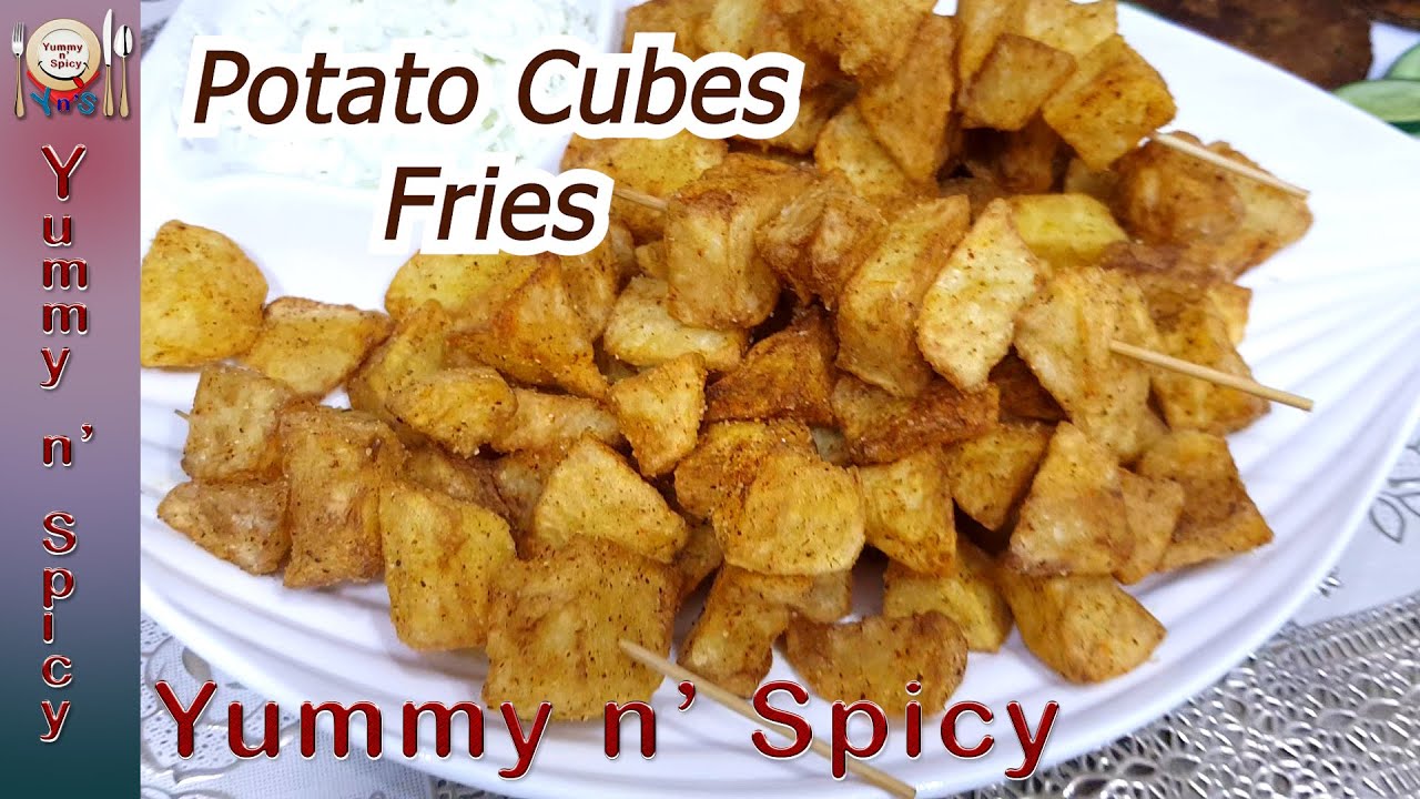 Potato Cubes Fries,Quick Fries Recipe,Break Fast Recipe,Children Lunch ...