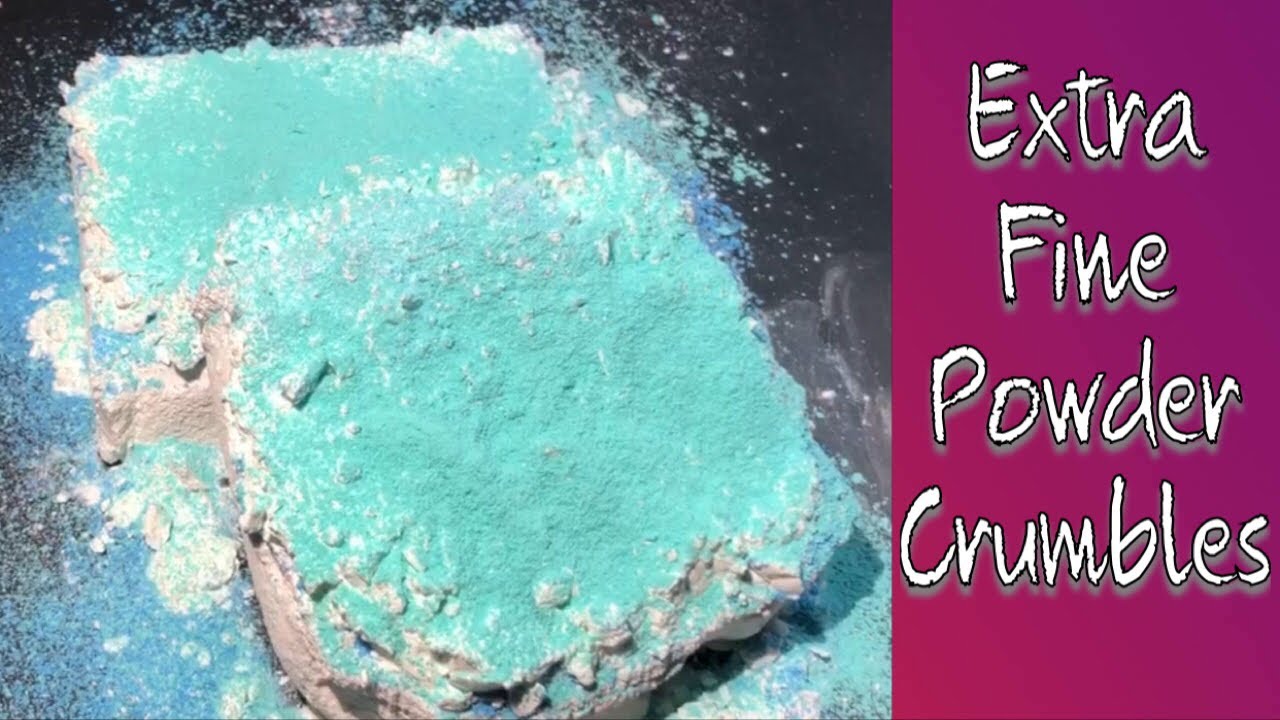 Satisfying + ASMR : Extra Fine Powder Crumble : Break Time - YouTube