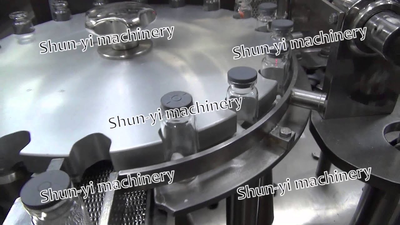 VPF-100 Vial Powder Filling & Stoppering Machine - YouTube